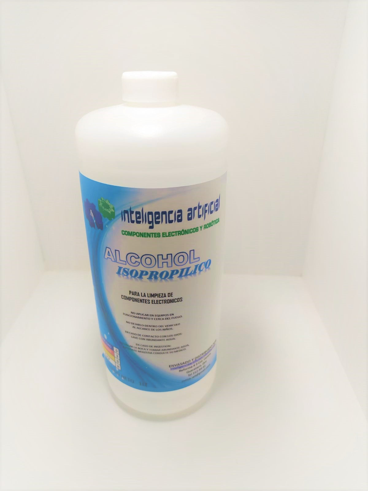 ALCOHOL ISOPROPILICO 1 LITRO. ALCOHOL-ISOP/1LT.